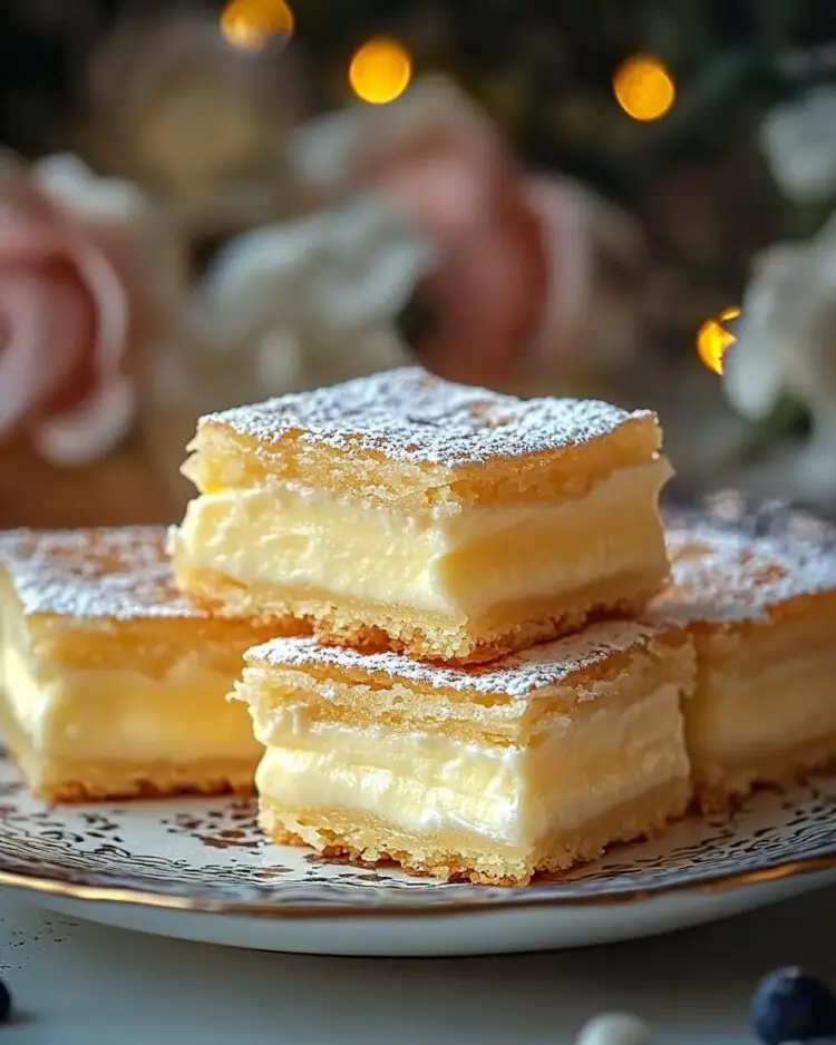 Vanilla Custard Cream Squares