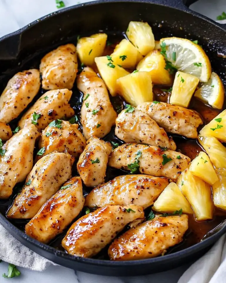 Garlic Butter Chicken with Pineapple