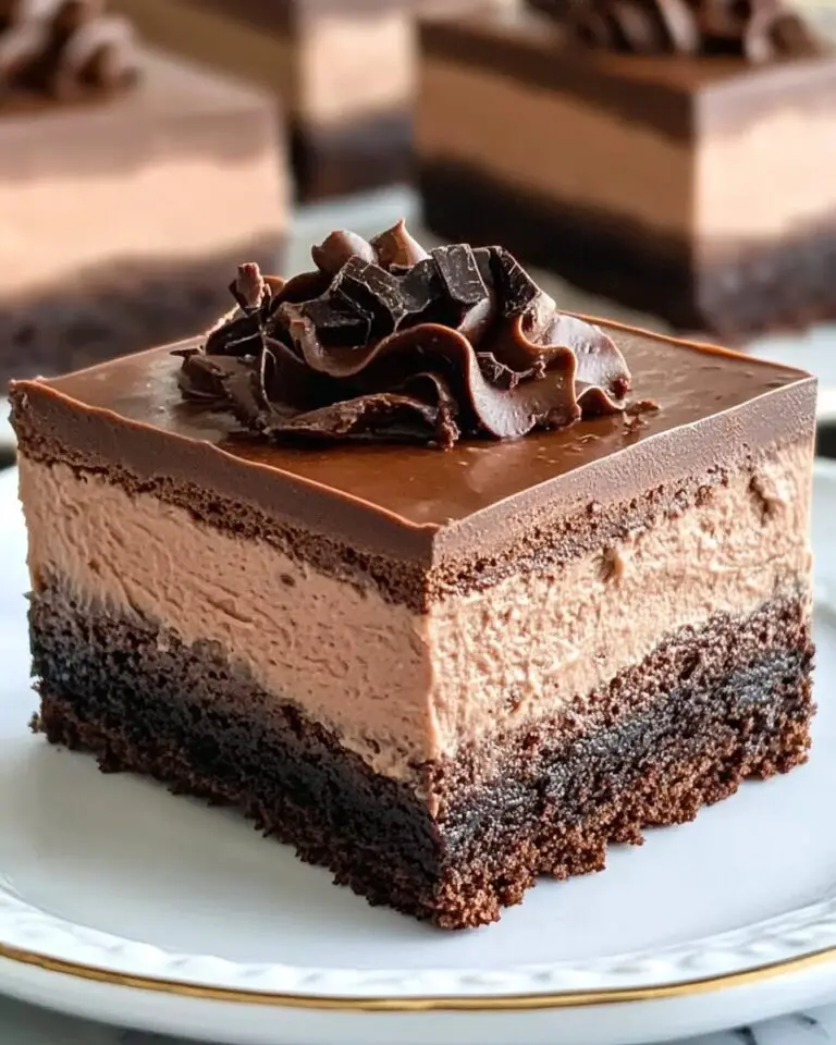 Chocolate Mousse Brownies