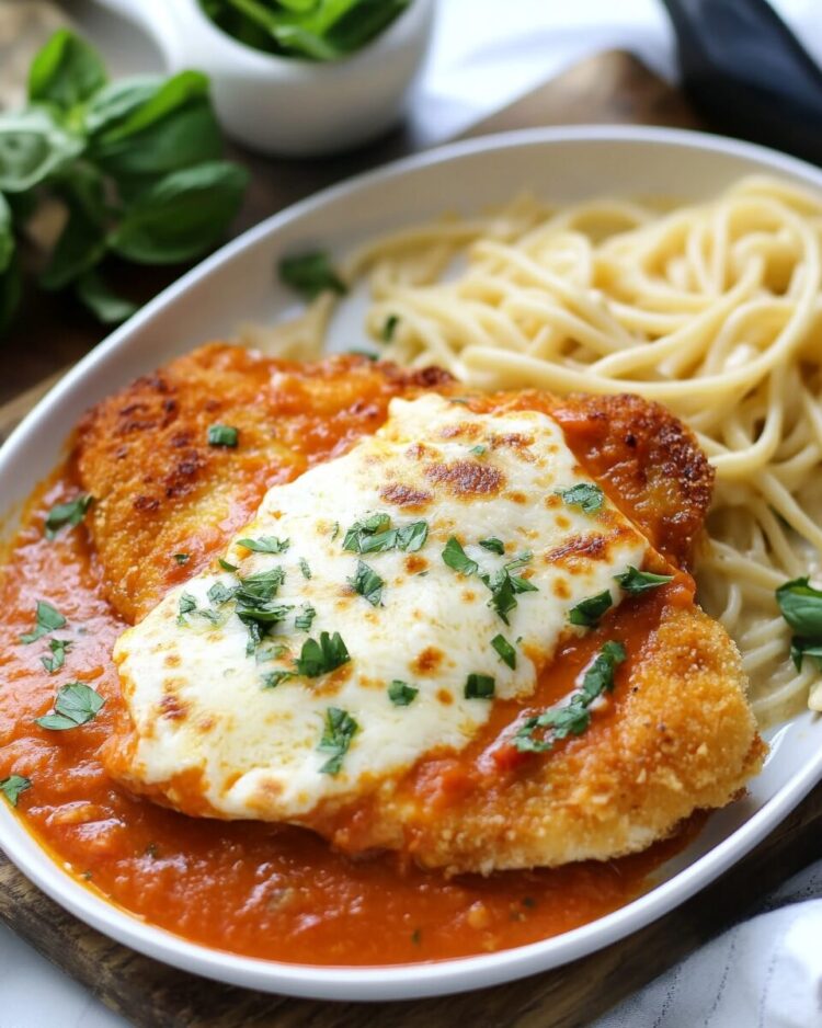 Chicken Parm with Vodka Sauce