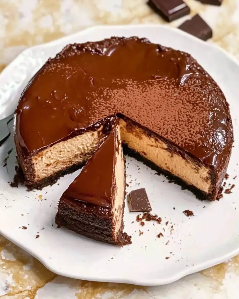 Chocolate Basque Cheesecake