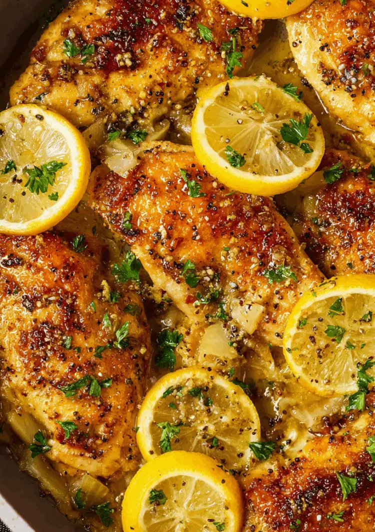 Lemon Chicken with Lemon Butter Sauce Recipe