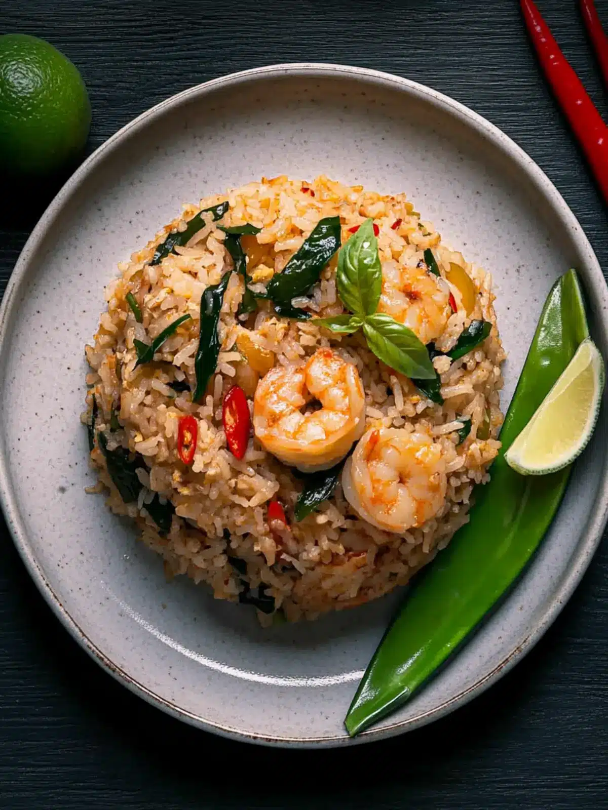 Irresistible Thai Chilli & Basil Fried Rice That’s Delicious