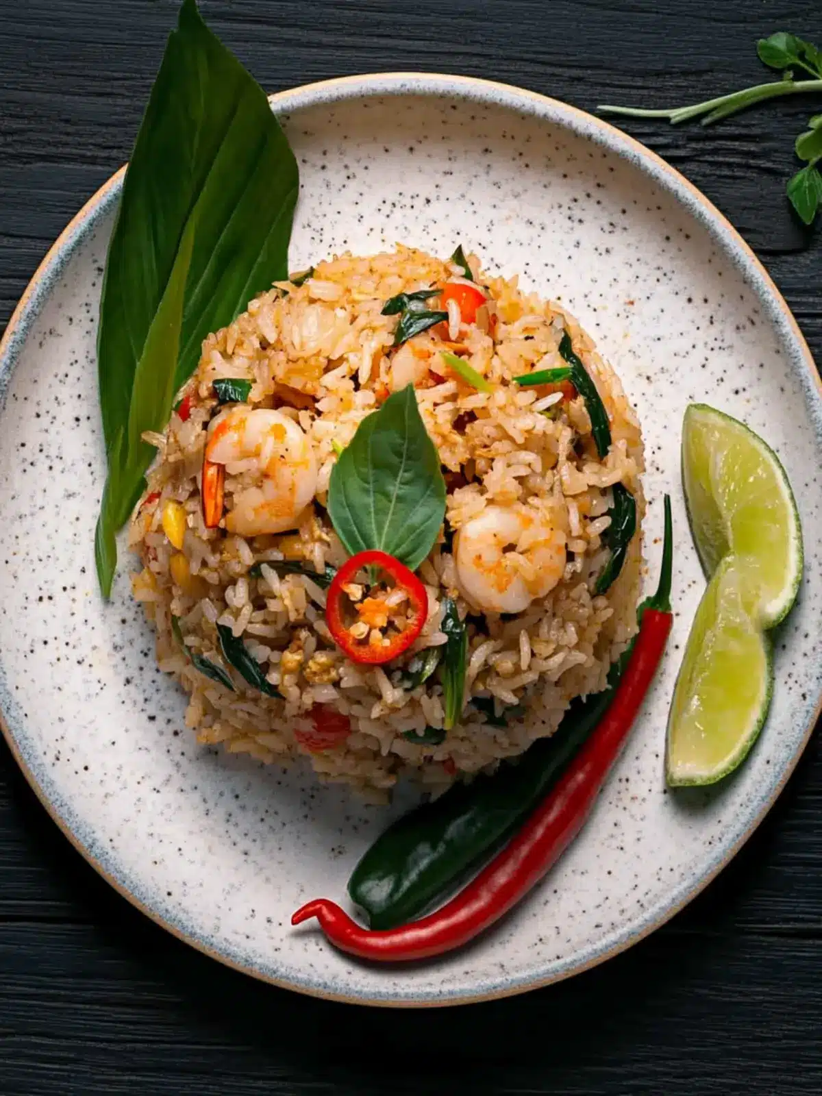 Irresistible Thai Chilli & Basil Fried Rice That’s Delicious