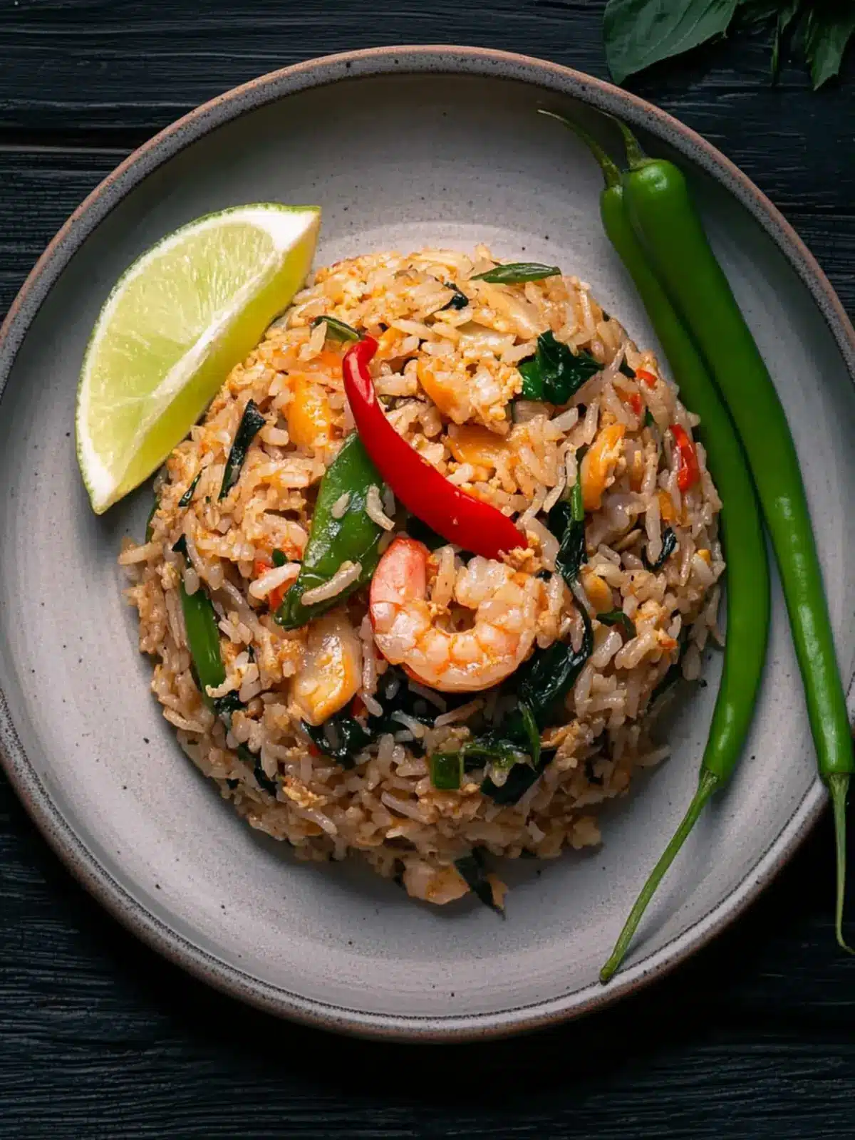 Irresistible Thai Chilli & Basil Fried Rice That’s Delicious