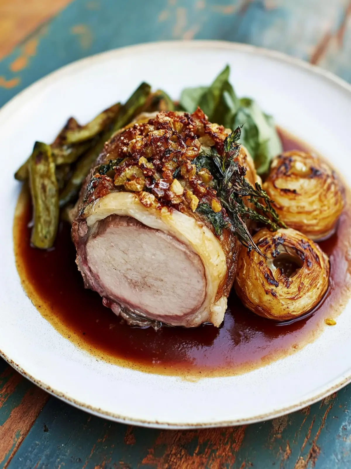 Beautiful Stuffed Porchetta: An Irresistible Feast