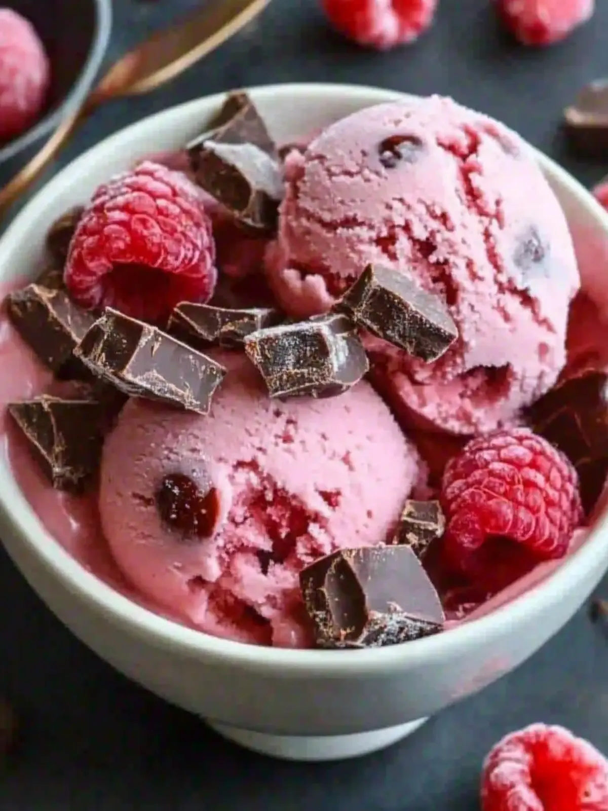Ultimate Raspberry Chocolate Chunk Ice Cream You'll Love