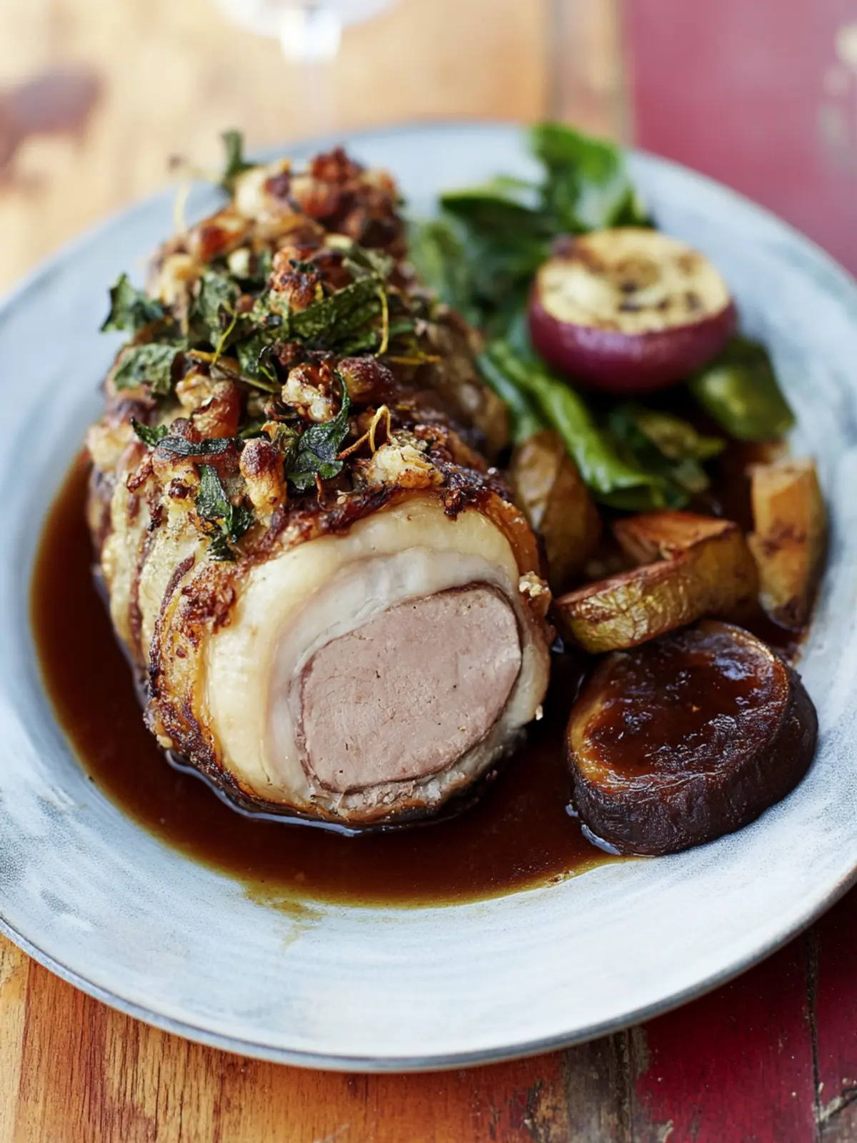 Beautiful Stuffed Porchetta: An Irresistible Feast