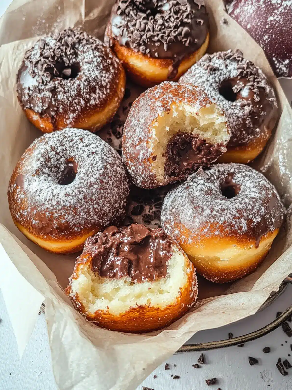 Ultimate Chocolate Custard Brioche Donuts: A Delicious Treat