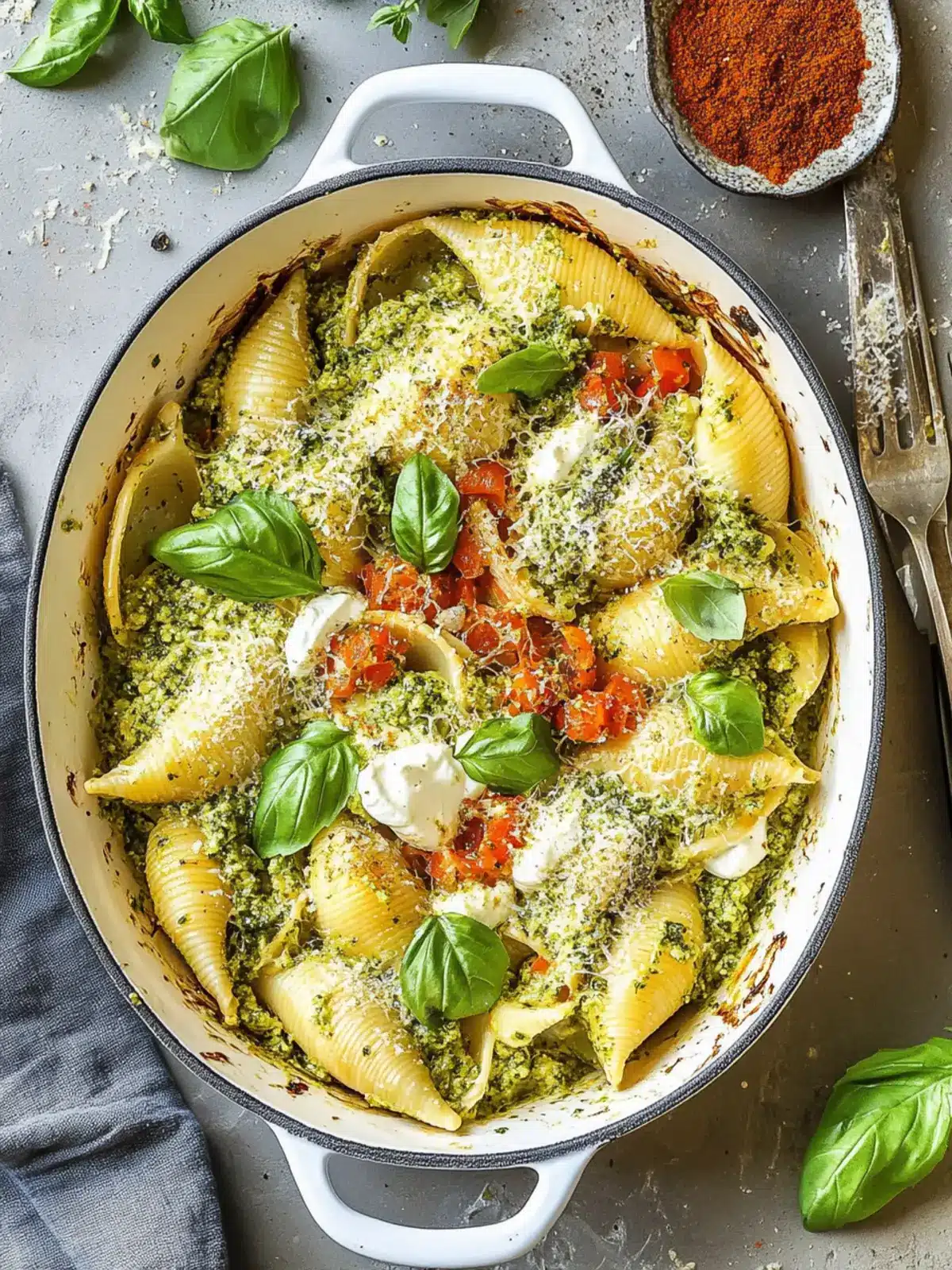 Irresistible Pesto Unstuffed Shells for Delicious Home Cooking