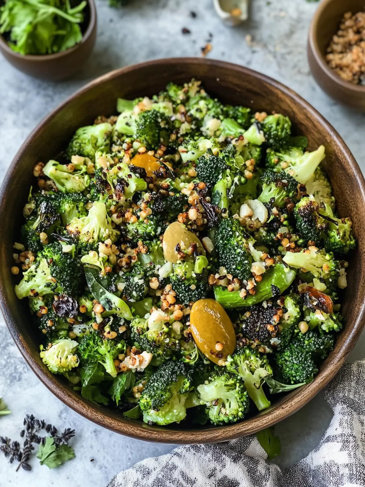 Irresistible Roasted Broccoli Salad with Quinoa Delightfulness