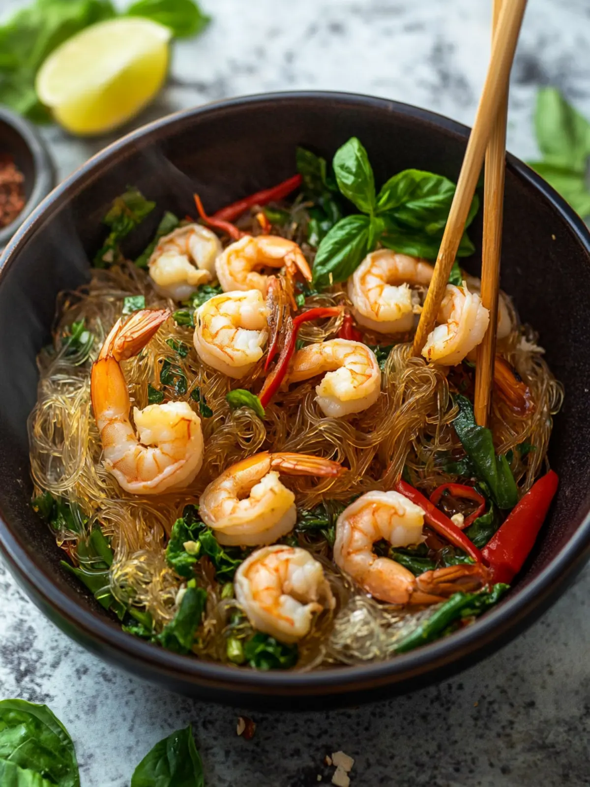 Irresistible Thai Shrimp and Glass Noodles for Easy Cooking
