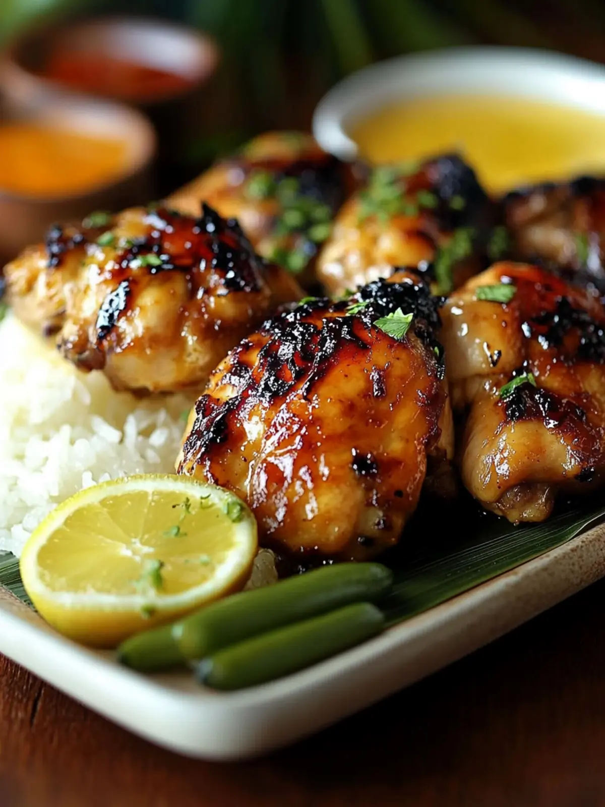 Irresistible Juicy Chicken Inasal That Bursts with Fiery Flavor