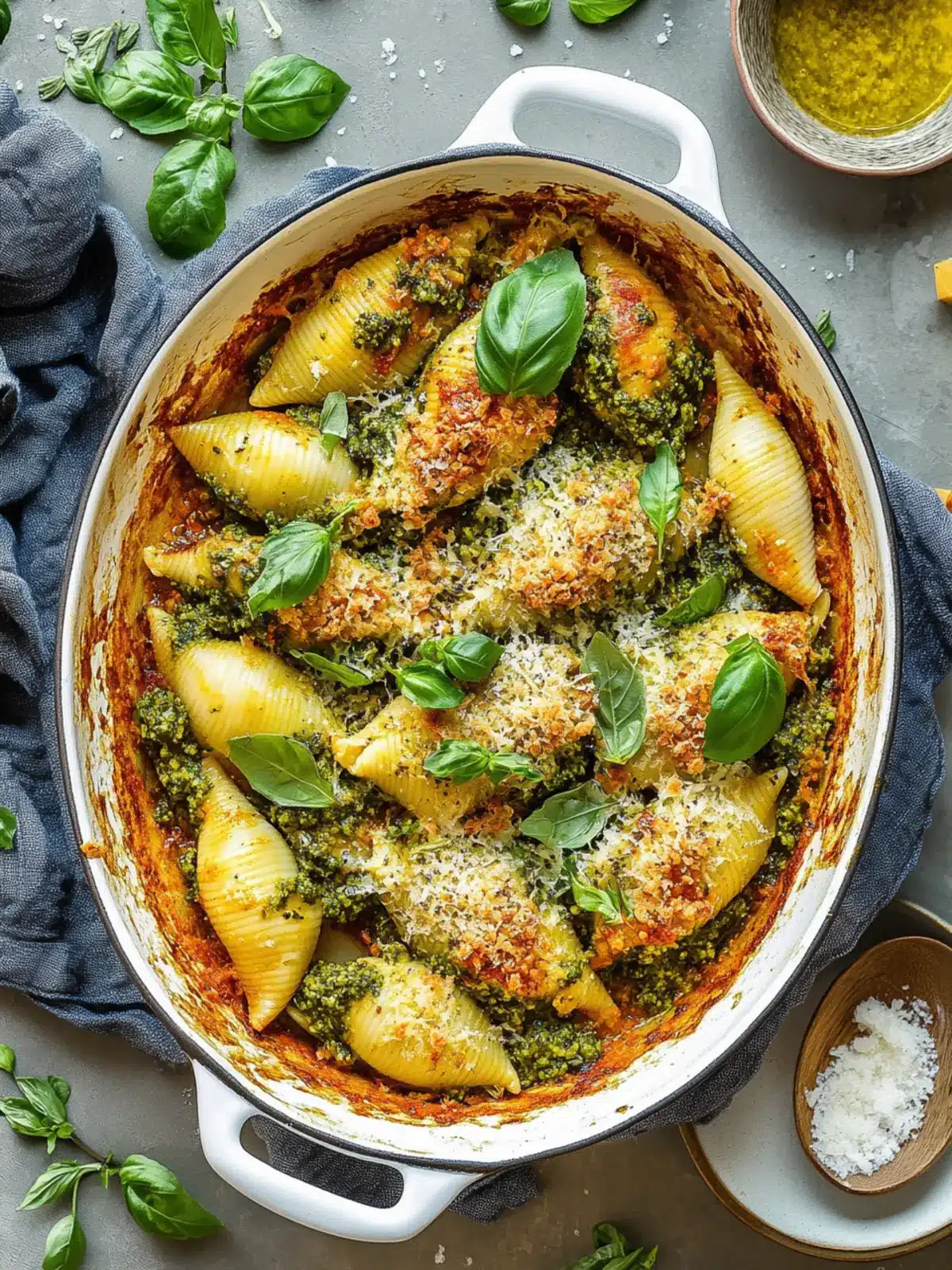 Irresistible Pesto Unstuffed Shells for Delicious Home Cooking