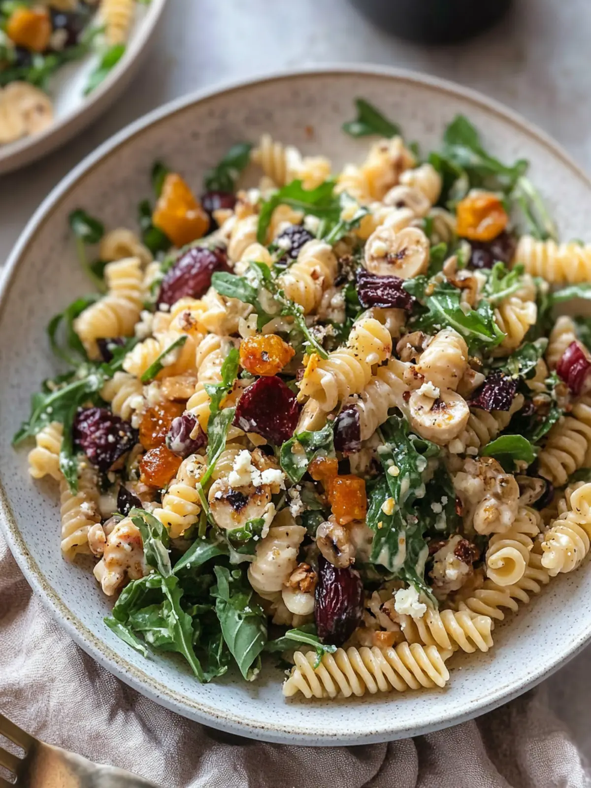 Irresistible Autumn Pasta Salad with Maple Vinaigrette