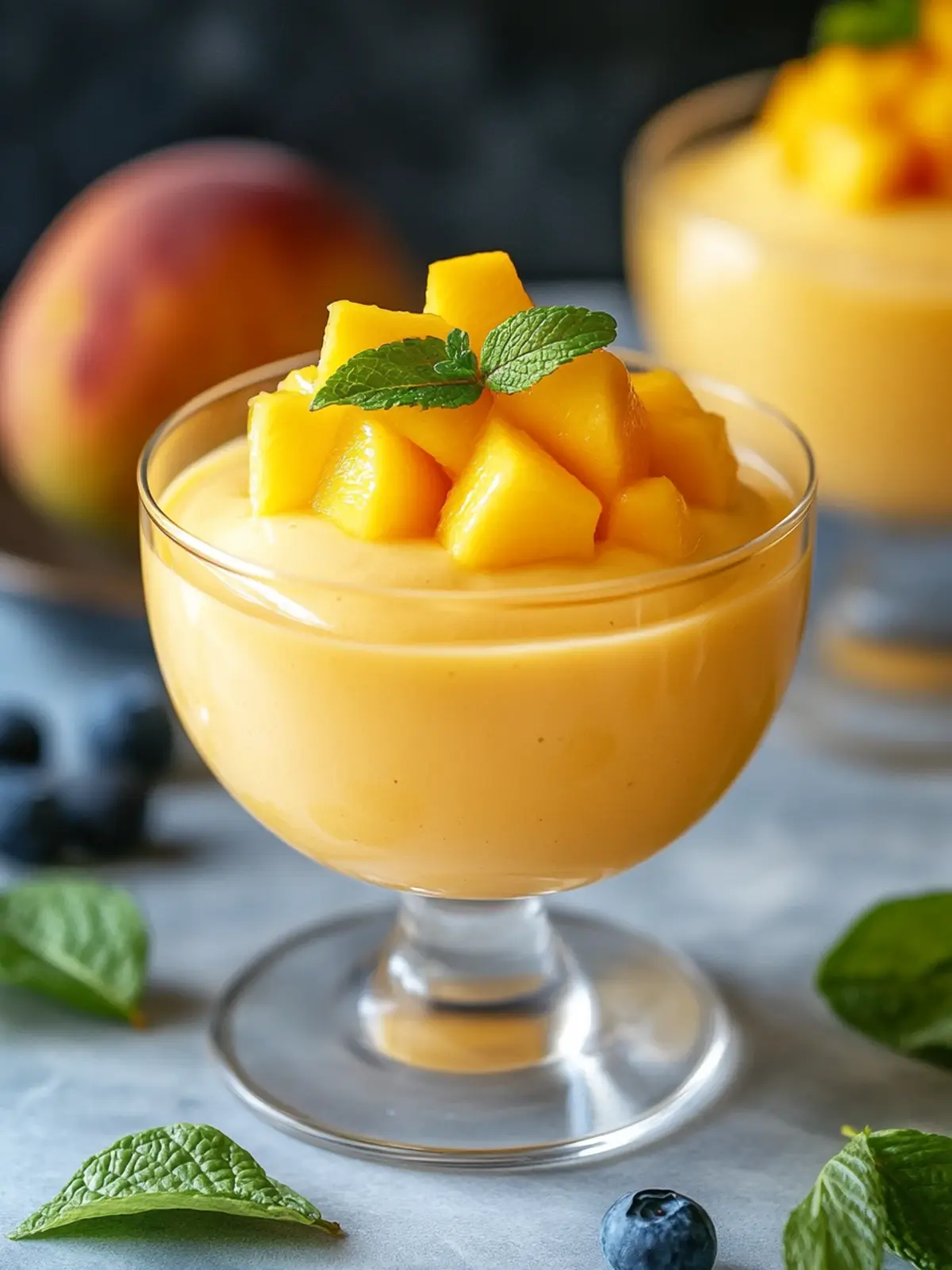 Irresistible Creamy Mango Mousse No Gelatin: A Tropical Delight!