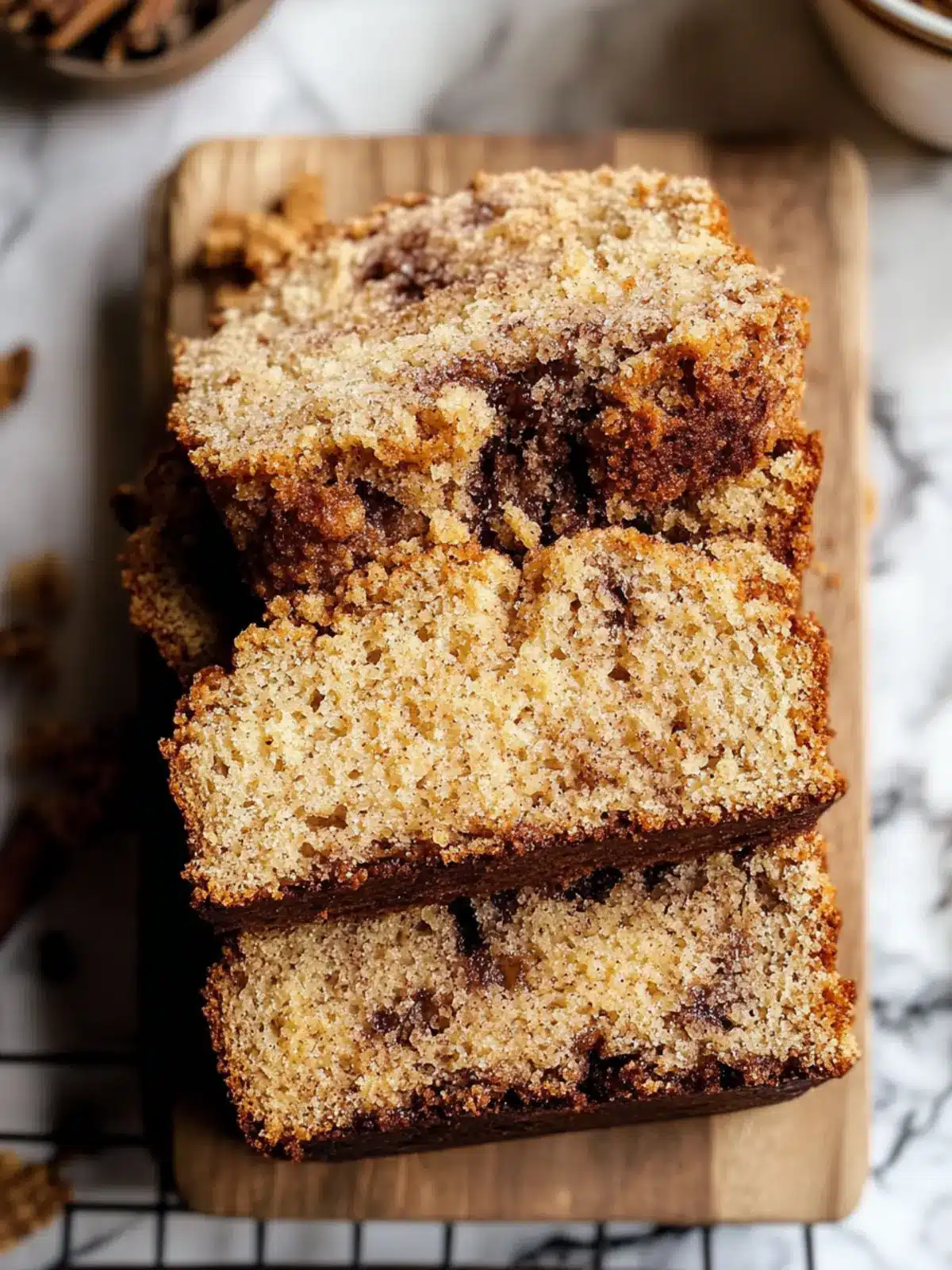 Irresistible Cinnamon Crunch Quick Bread for Cozy Mornings
