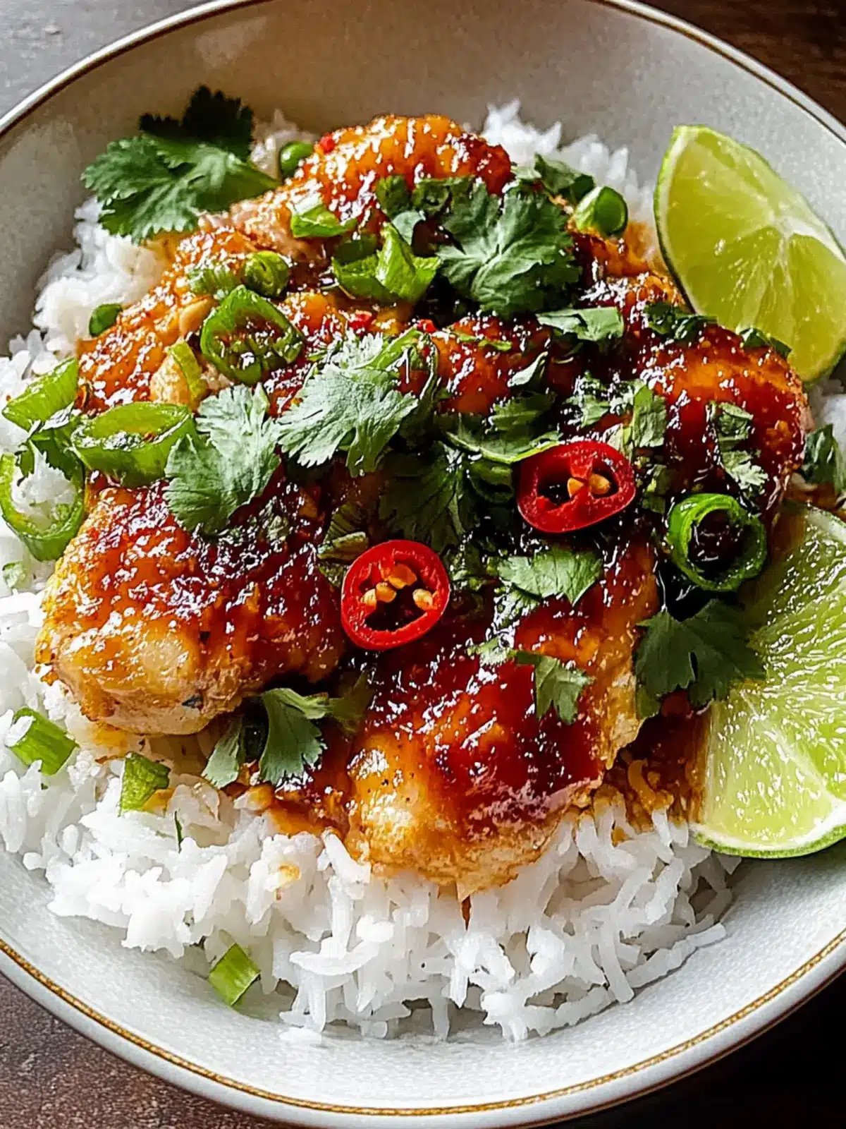 Irresistible Spicy Maple Chicken & Coconut Rice Recipe