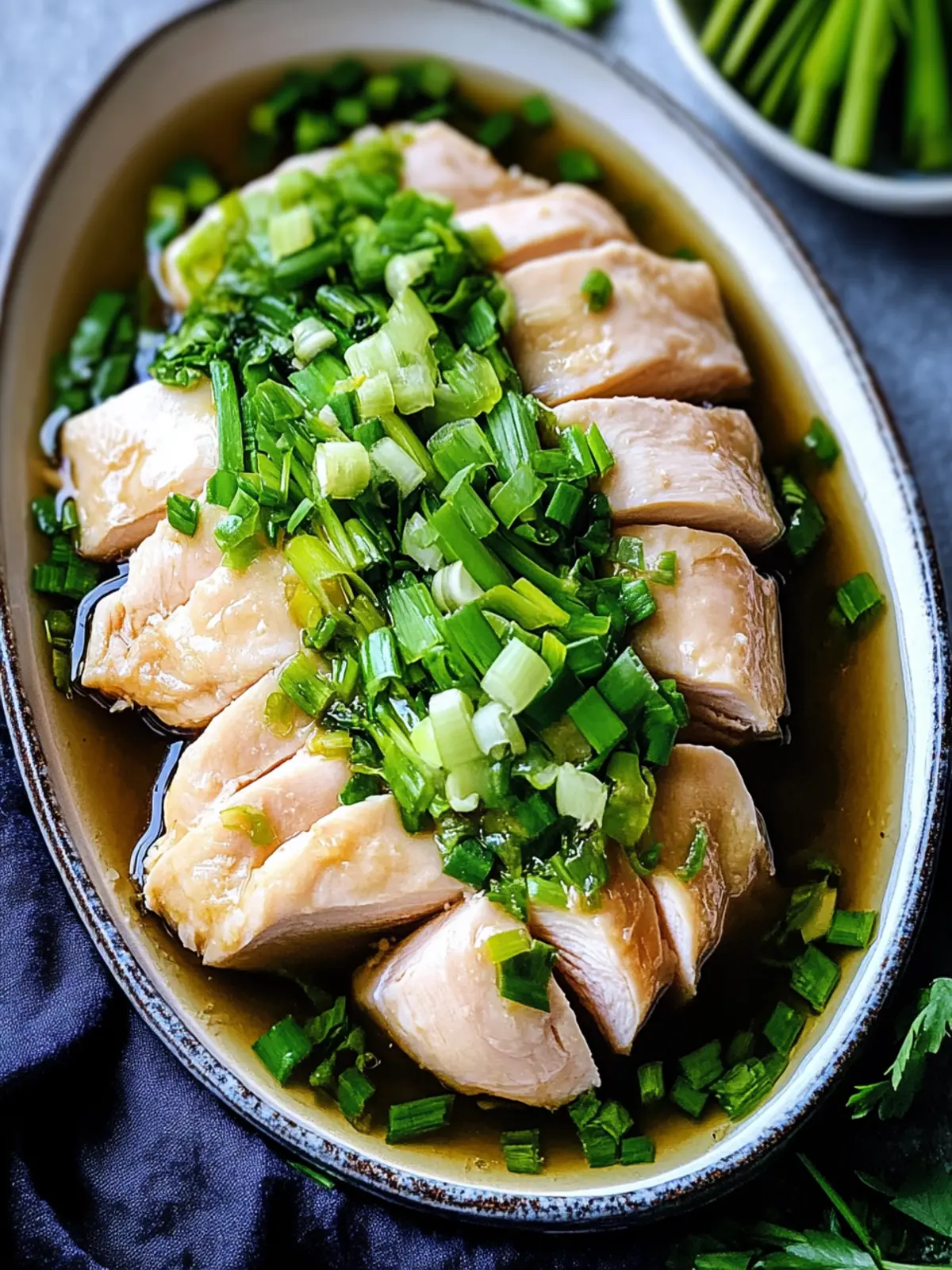 Irresistible Ginger Scallion Poached Chicken You’ll Crave