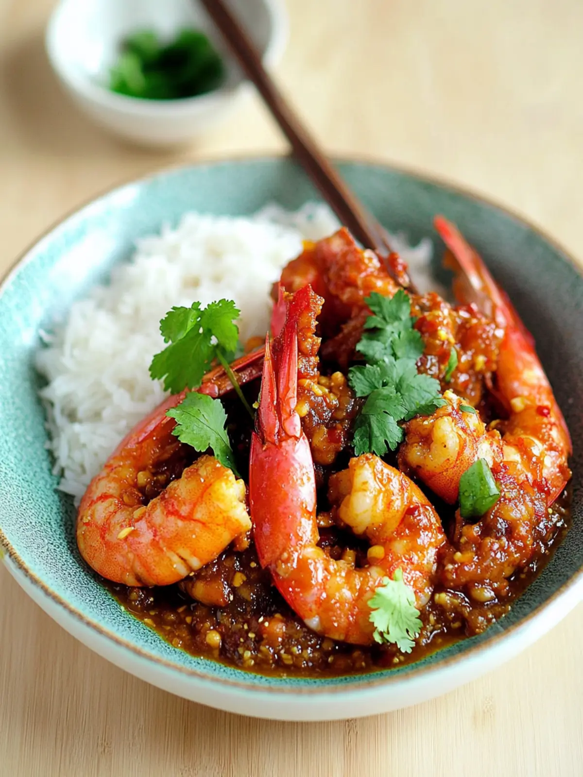 Irresistible Tiger Prawns with Spicy Fermented Bean Sauce