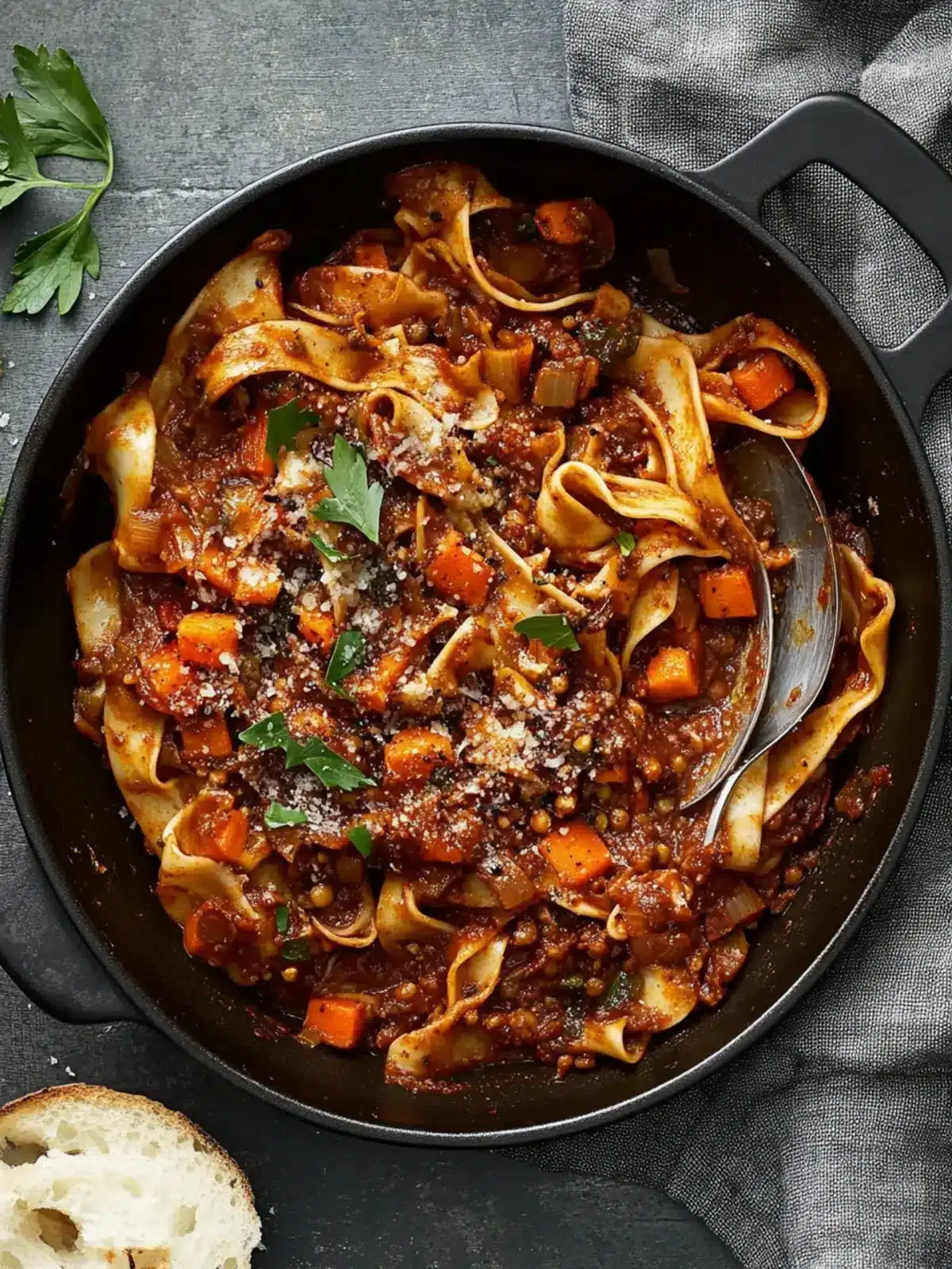Irresistible Charred Vegetable Ragù: A Delicious Pasta Delight