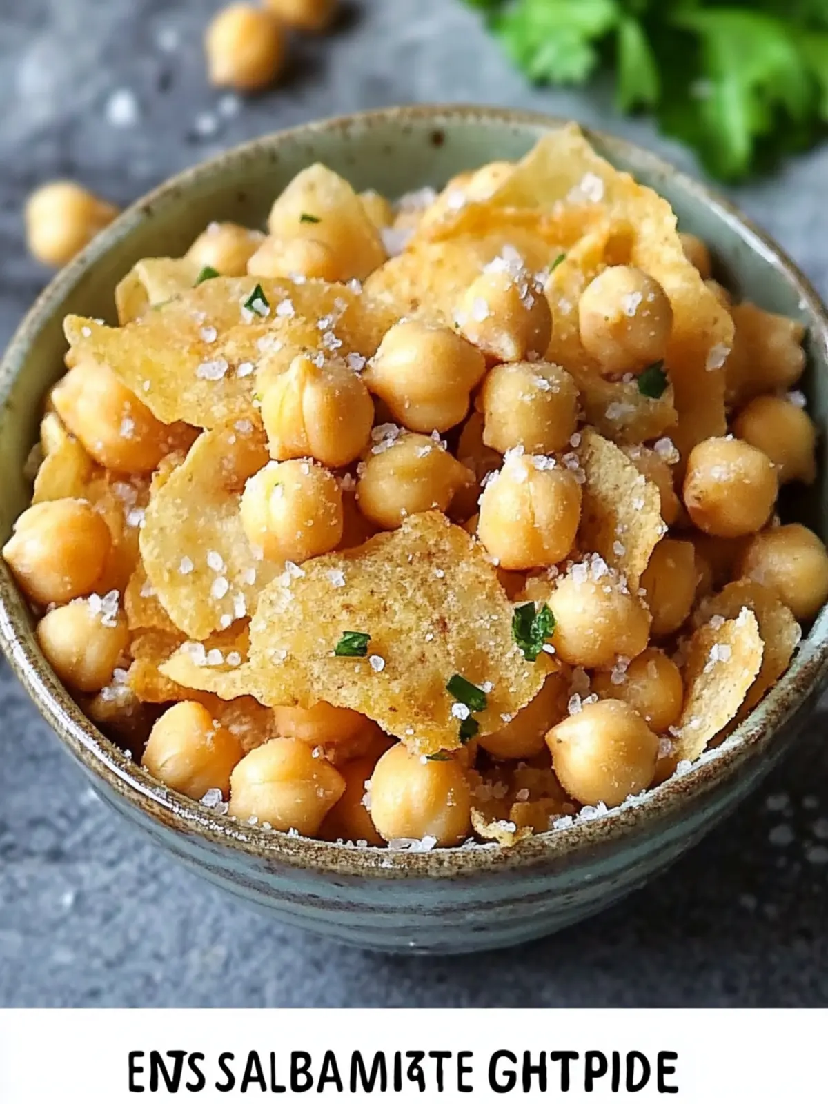 Irresistible Easy Salted Chickpea Chips Recipe