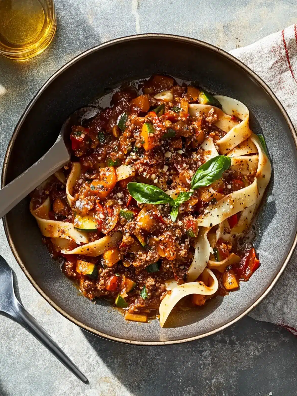 Irresistible Charred Vegetable Ragù: A Delicious Pasta Delight