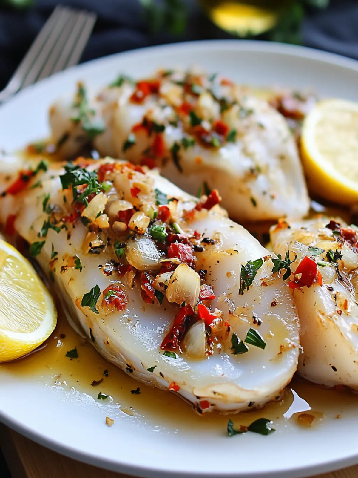 Irresistible Spanish Style Squid Steaks with Spicy Garlic Sauce