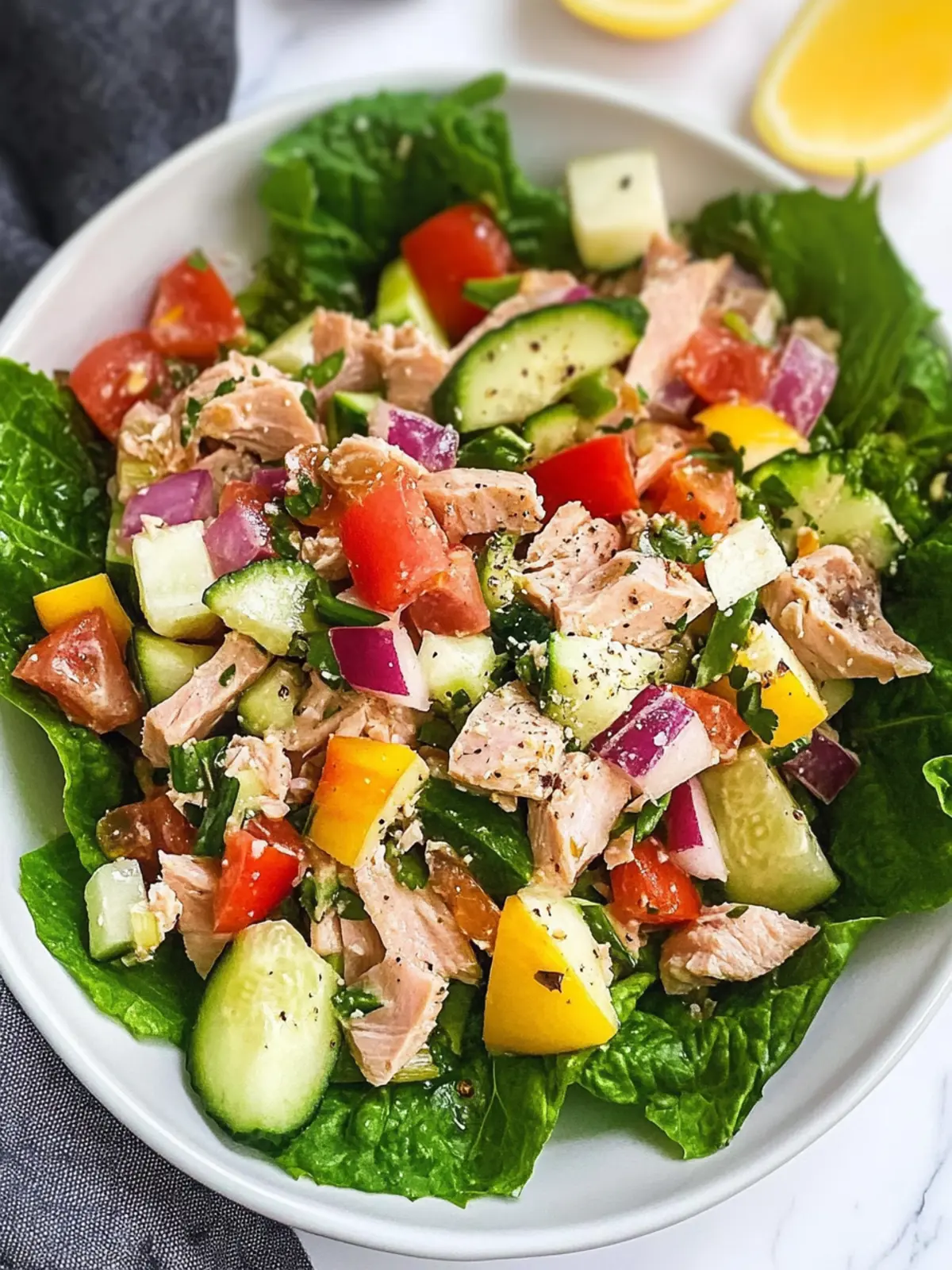 Irresistible Spring Greek Tuna Salad That's Refreshingly Delicious!