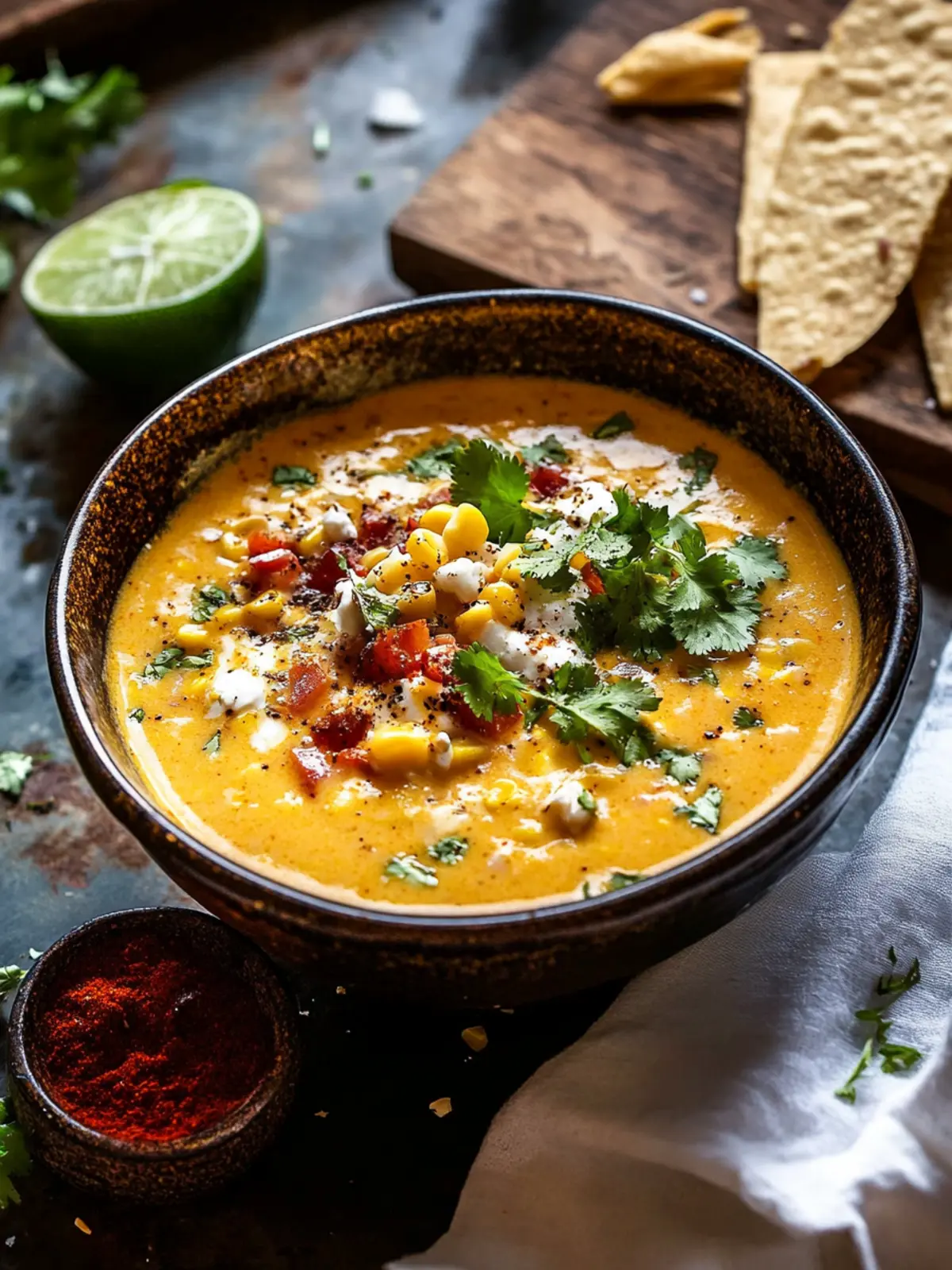 Irresistible Chipotle Queso Chicken Corn Chowder Recipe
