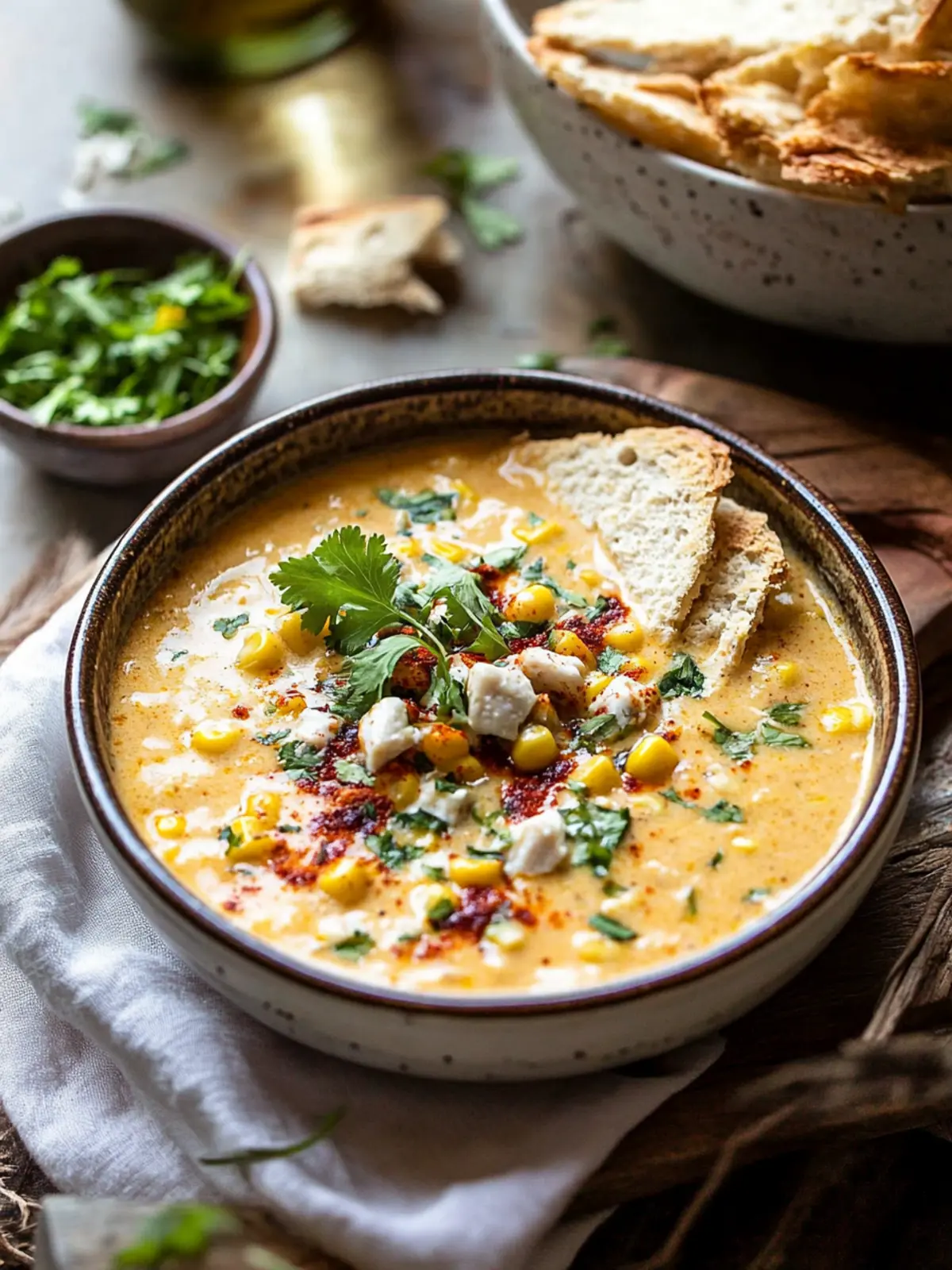 Irresistible Chipotle Queso Chicken Corn Chowder Recipe