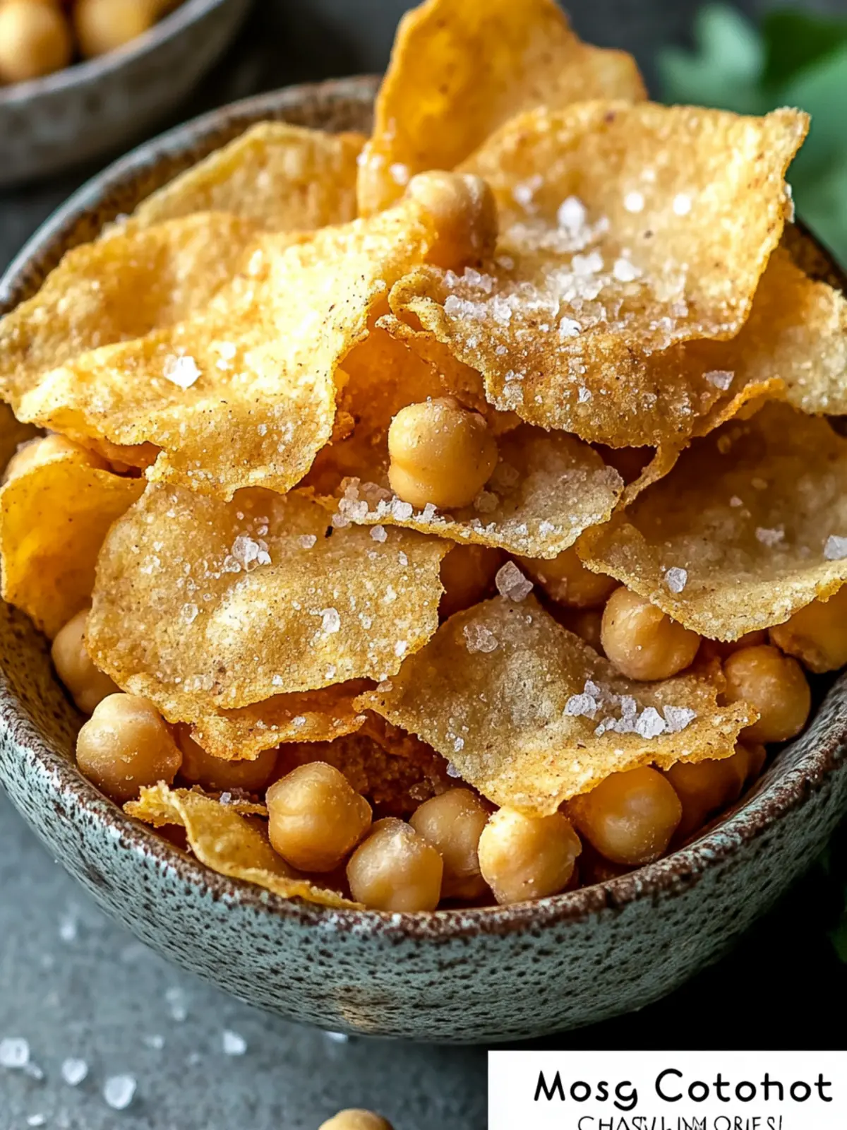 Irresistible Easy Salted Chickpea Chips Recipe