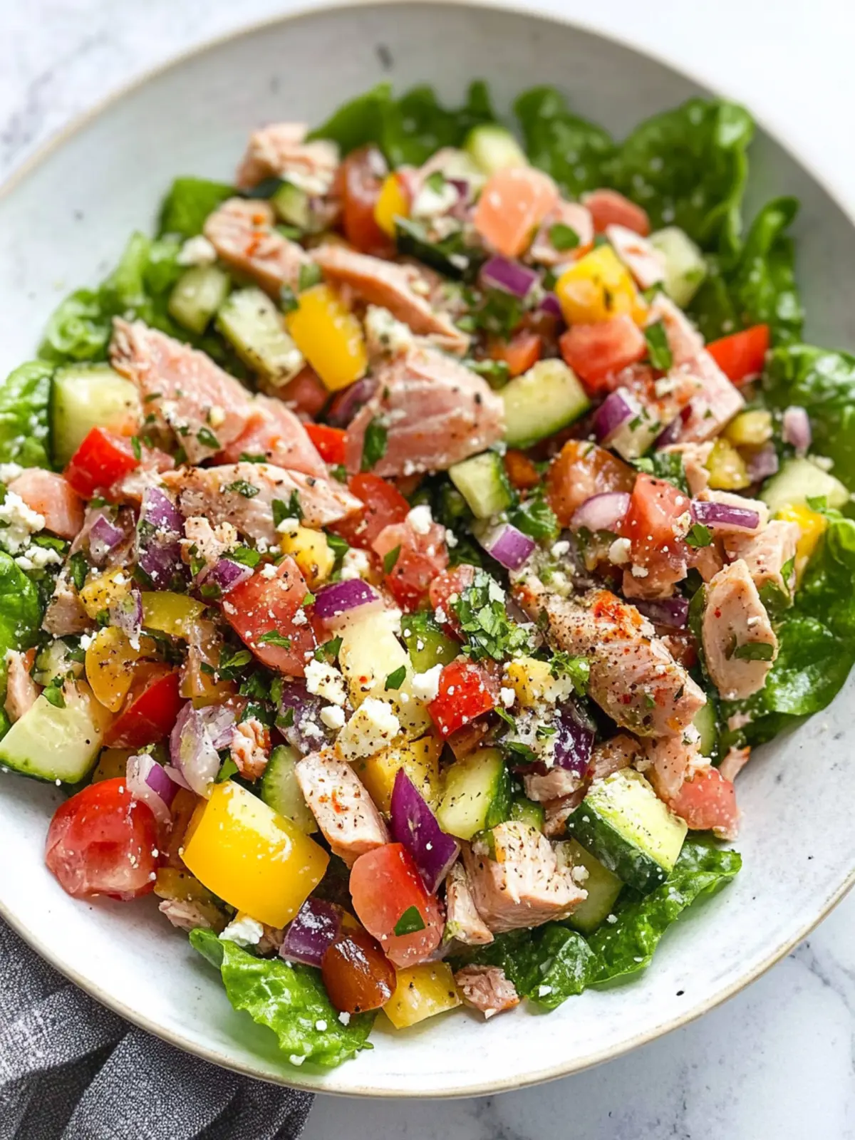 Irresistible Spring Greek Tuna Salad That's Refreshingly Delicious!