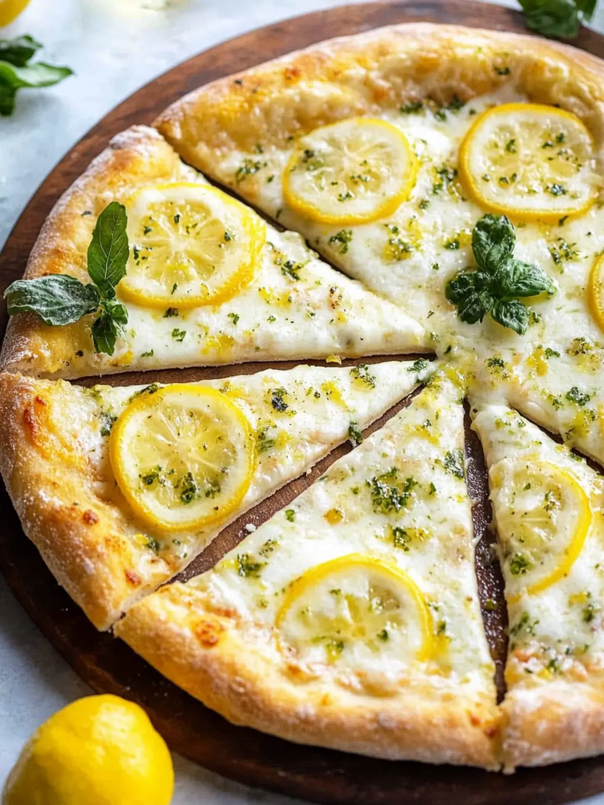 Irresistible Lemon Pizza That Will Brighten Your Dinner Table