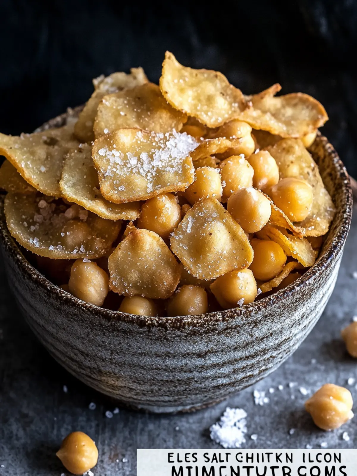 Irresistible Easy Salted Chickpea Chips Recipe