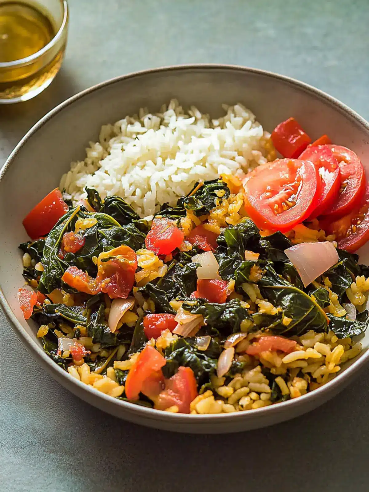 Delicious Turkish Swiss Chard with Onion, Tomato, and Rice Delight