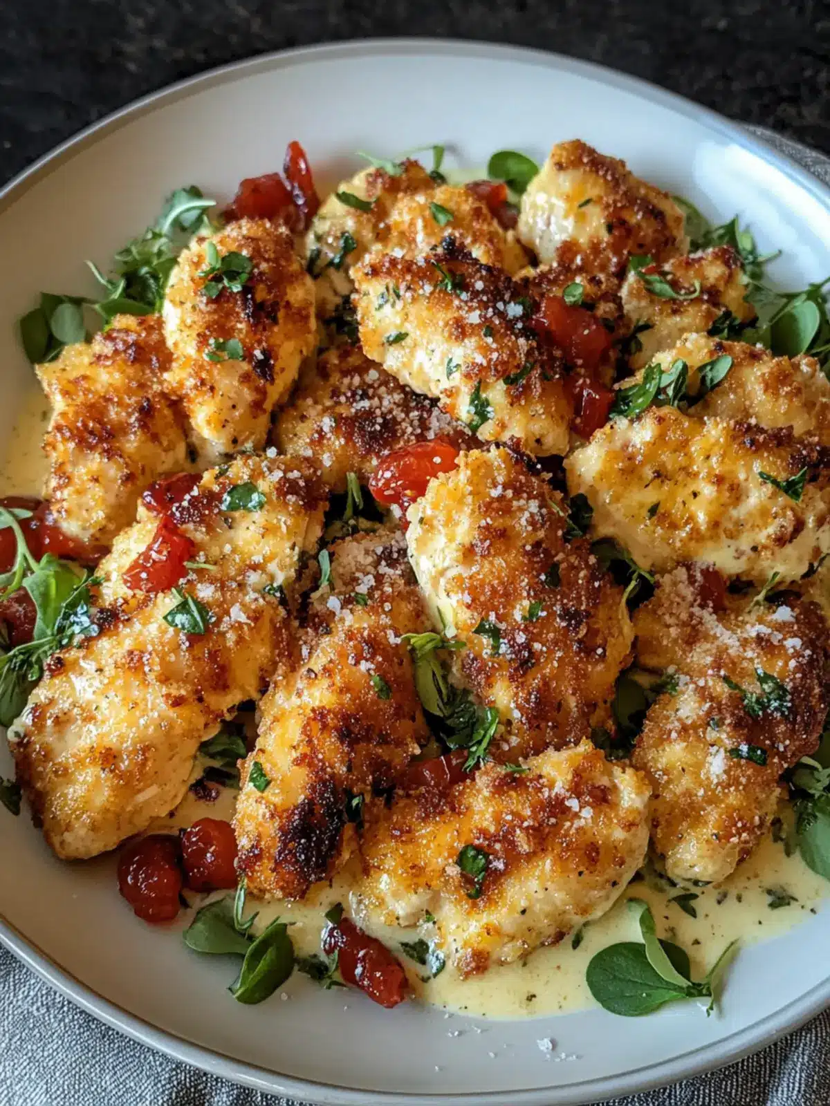 Easy Cottage Cheese Parmesan Firecracker Chicken: Delicious Skillet
