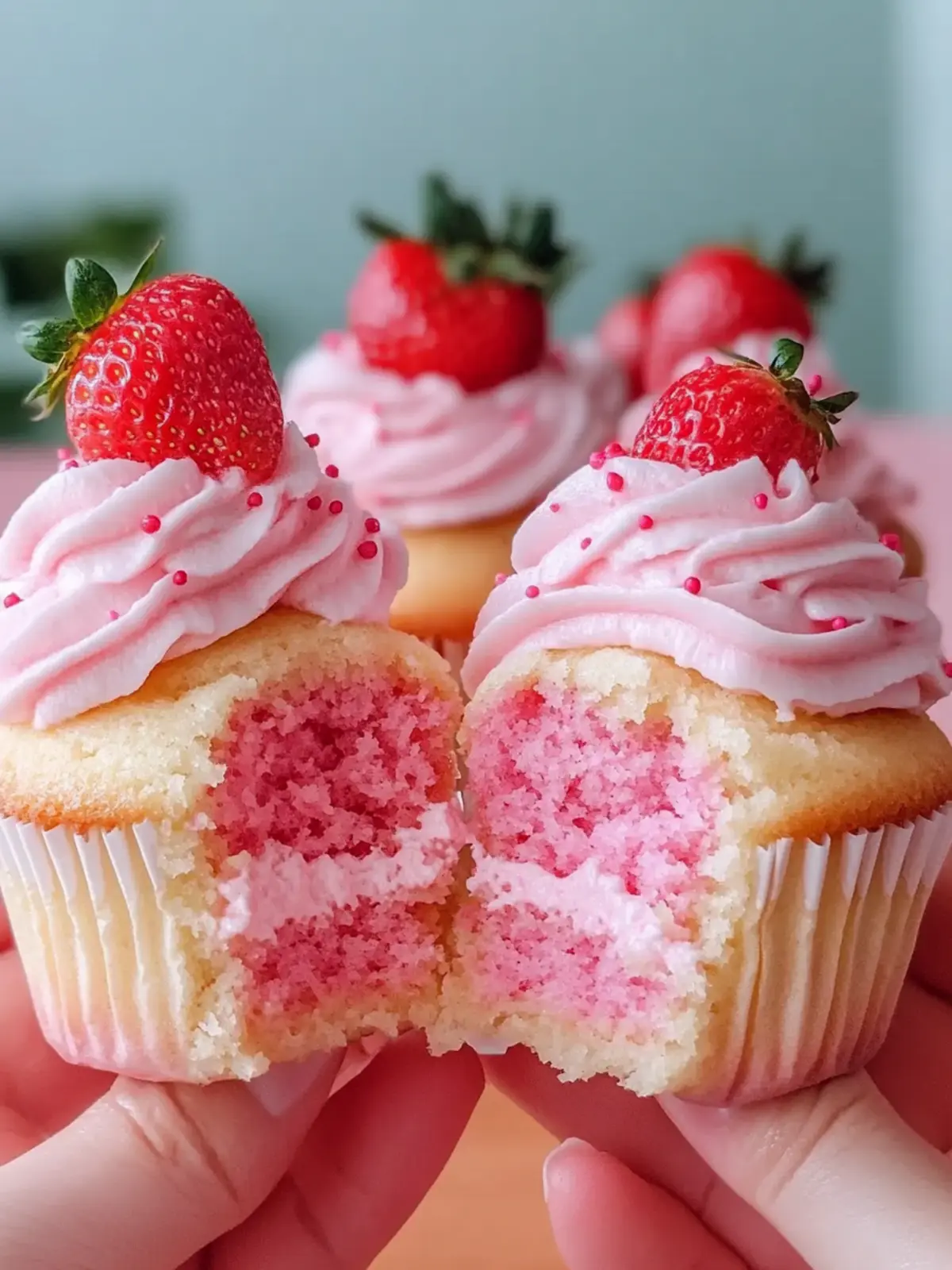 Irresistible Strawberry Milkshake Cupcakes You’ll Love