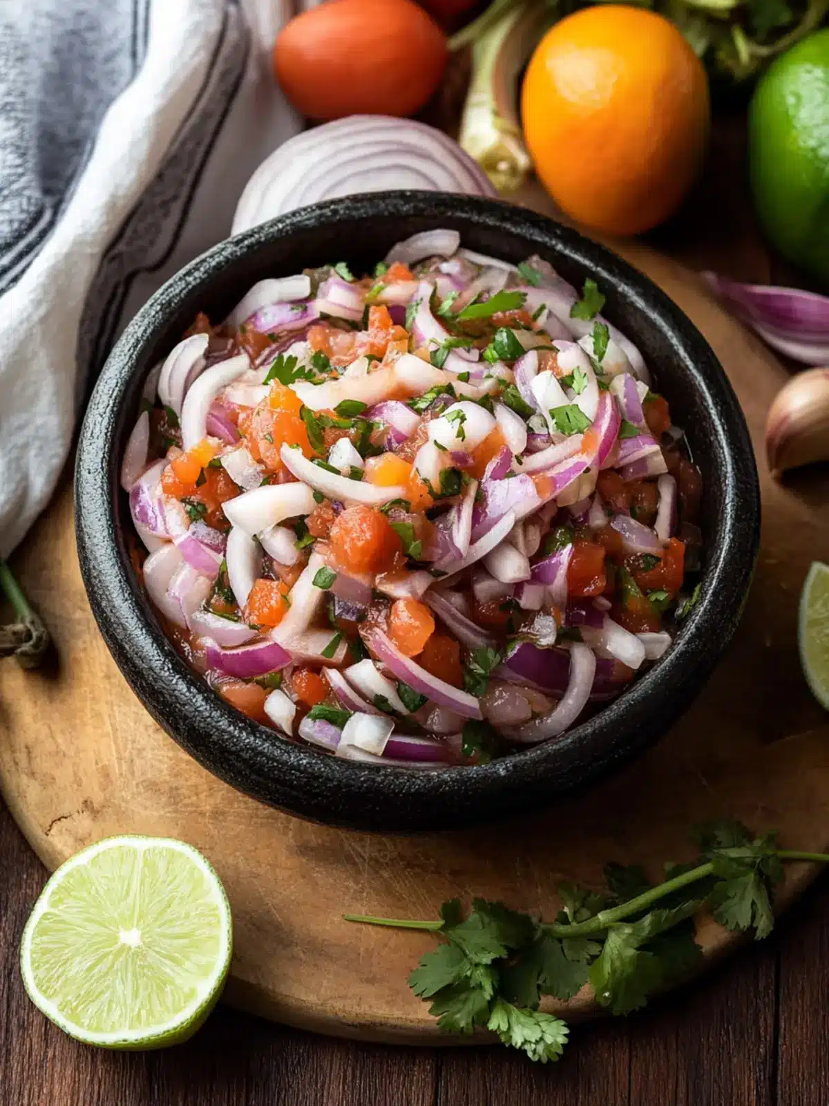 Irresistible Peruvian Salsa Criolla: A Zesty Twist